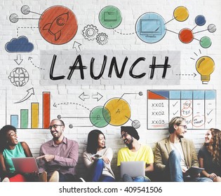 Launch Growth Analysis Data Information Statr Stock Photo (Edit Now ...