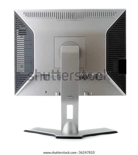 Lcd Display Back View Isolated On Stock Photo 36247810 | Shutterstock