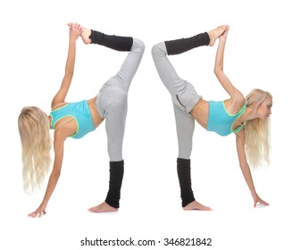 Lean Forward Front Back View Caucasian Stock Photo 346821842 | Shutterstock