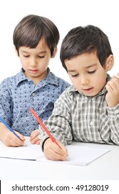Learning Process Cute Children Stock Photo 49128019 | Shutterstock