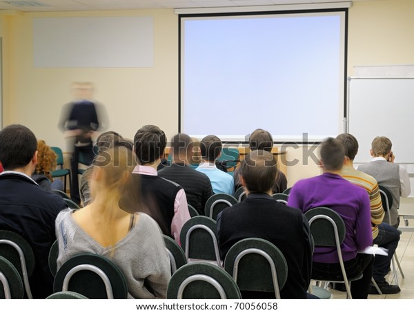 Lecture Stock Photo (Edit Now) 70056058