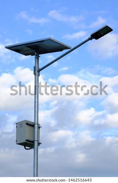 Led Light Solar Cell Panel On Stock Photo 1462516643 | Shutterstock