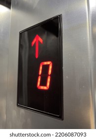 Led Panel Floor Numbers Elevator 0 Stock Photo 2206087093 | Shutterstock