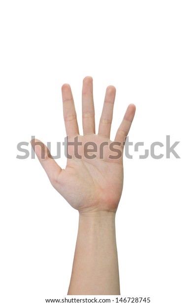 Left Hand Isolated Background Stock Photo 146728745 | Shutterstock