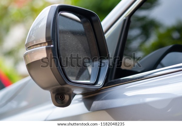 Left Side Mirror Camera Blind Spot Stock Photo 1182048235 | Shutterstock