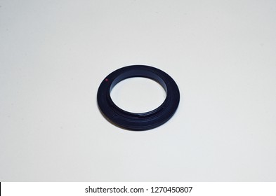 Glossy Black Paint Letter O Lowercase Stock Illustration 596801948
