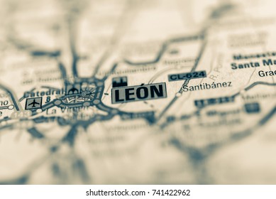 Leon On Map Stock Photo 741422962 | Shutterstock