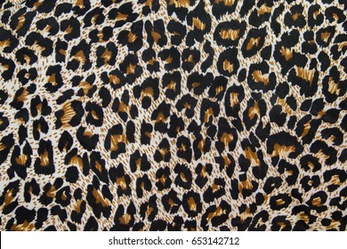 Leopard Pattern Texture Textile Piece Clothes Stock Photo 653142712 ...