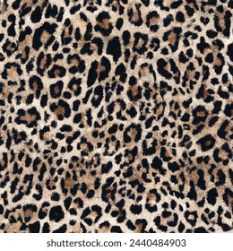 Close Photo Realistic Leopard Print Texture AI-generated image ...