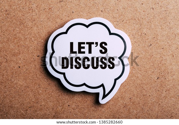 Let Us Discuss Speech Bubble Isolated Stock Photo (Edit Now) 1385282660 Let Us Discuss Speech Bubble Isolated Stock Photo (Edit Now) 1385282660