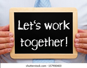 1,271 Lets work together Images, Stock Photos & Vectors | Shutterstock