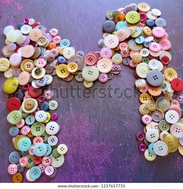 Letter M Buttons Stock Photo 1237657735 | Shutterstock