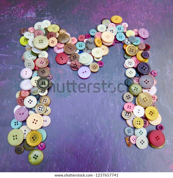Letter M Buttons Stock Photo 1237657741 | Shutterstock