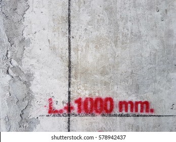 Level Mark On Wall Construction Stock Photo 578942437 | Shutterstock
