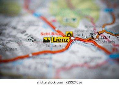 Lienz On Map Stock Photo 723324856 | Shutterstock