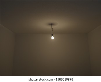 Light Bulb Hanging Ceiling Empty Room Stock Photo 1588019998 | Shutterstock