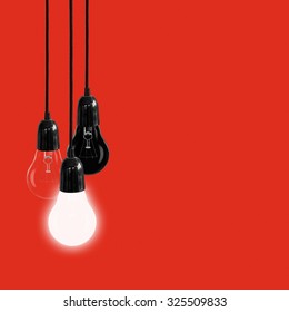 144,477 Light Bulb On Red Background Images, Stock Photos & Vectors ...