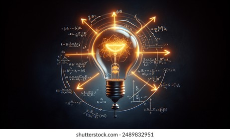 Led Light Bulb Physics AI-generated image 2489833293 | Shutterstock