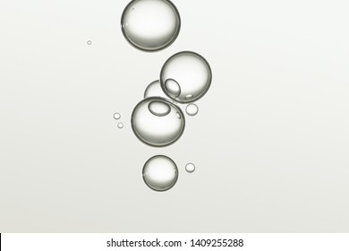 Light Gray Bubbles Flows Over Gradient Stock Photo 1409255288 ...