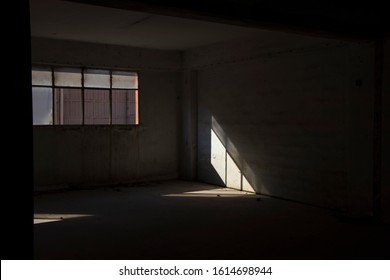 Light Hitting Window Dark Empty Room Stock Photo 1614698944 | Shutterstock