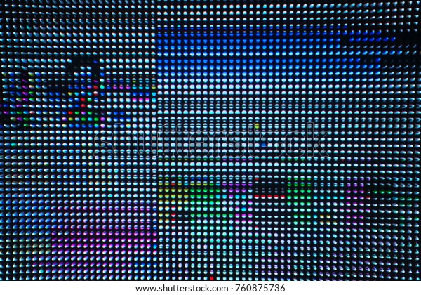 Light Led Screen Background Glittering Led Stock Photo 760875736 ...