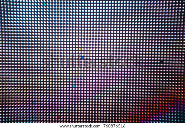 Light Led Screen Background Glittering Led Stock Photo 760876516 ...
