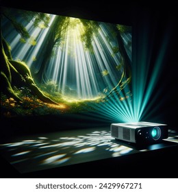 Create Image Modern Day Projector Emitting AI 生成图片2470325469 | Shutterstock
