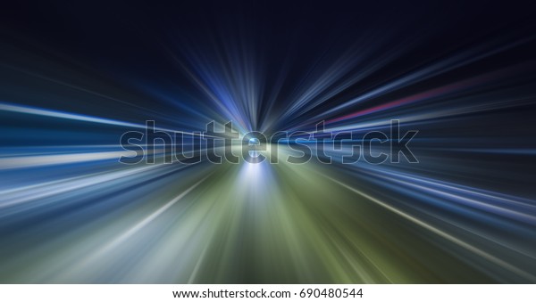 Light Rays Night Traffic Stock Photo 690480544 | Shutterstock