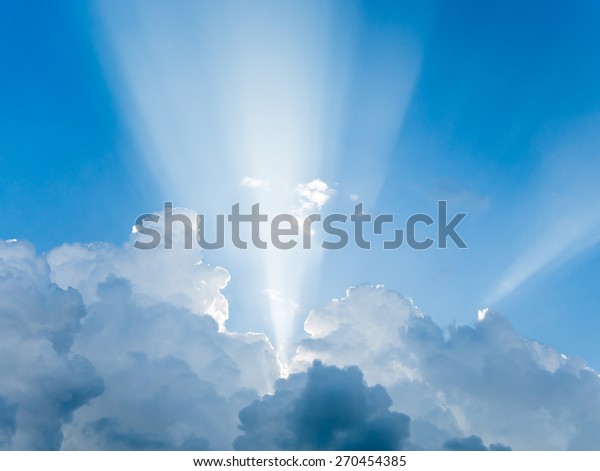 Light Rays Shine Through Clouds Stock Photo 270454385 | Shutterstock
