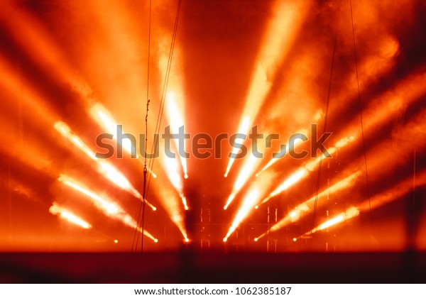 Light Rays Spotlight Through Smoke Lighting Stock Photo (Edit Now ...