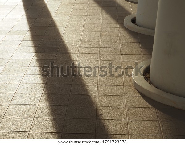 Light Shadow Pillar Structure Stock Photo 1751723576 | Shutterstock