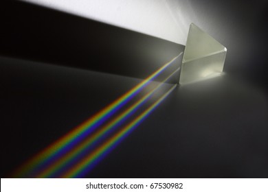Light Split Three Rainbows Real Photo Stock Photo 67530982 | Shutterstock