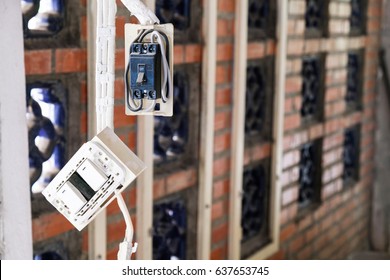 Light Switch Electrical Breakers House Renovate Stock Photo 637653745 ...