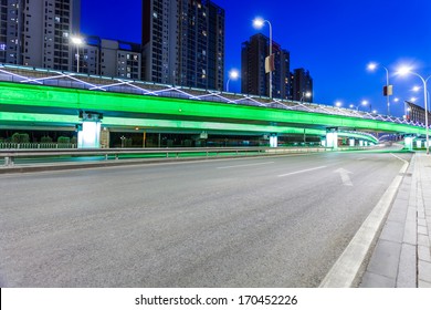 Light Traces On Traffic Junctions PPT template 26 | CrystalGraphics