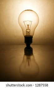 Lightbulb Reflection Stock Photo 1287558 | Shutterstock