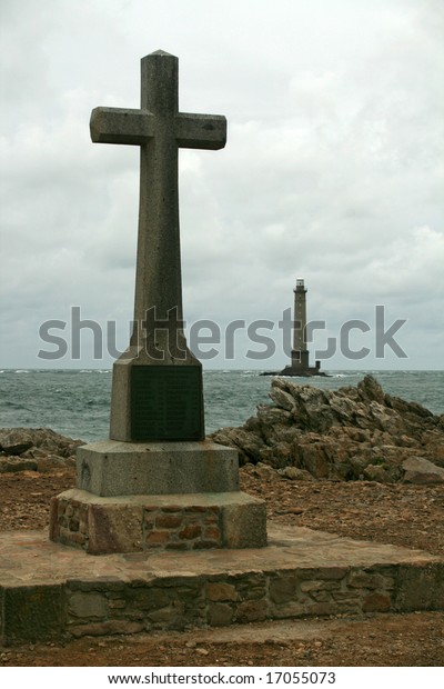 Lighthouse Cross Stock Photo (Edit Now) 17055073
