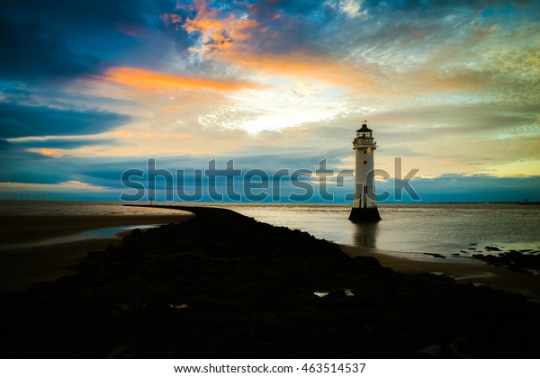 Lighthouse Dusk Stock Photo 463514537 | Shutterstock