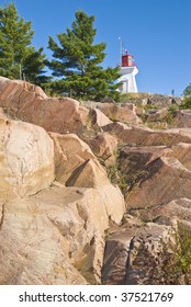 Lighthouse On Cliff Stock Photo 37521769 | Shutterstock
