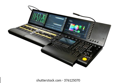 Lighting Console On White Backgroundalso Called Stock Photo 376125070 ...