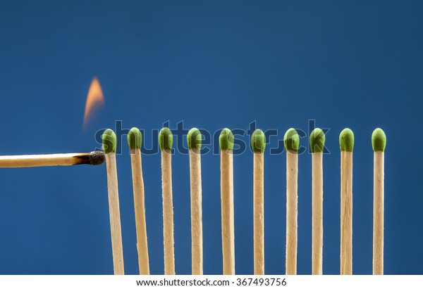 Lighting Matches Stock Photo (Edit Now) 367493756