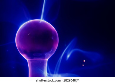 Lightning Electrical Bright Glowing Sphere Light Stock Photo 282964874 ...