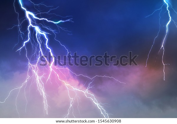Lightning Thunder Cloud Abundantly Stock Photo 1545630908 | Shutterstock