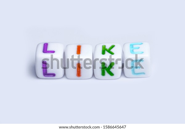 Like Message On White Background Word Stock Photo 1586645647 | Shutterstock