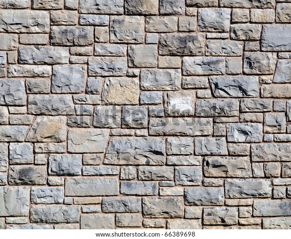 Limestone Block Wall Background Texture Stock Photo (Edit Now) 66389698