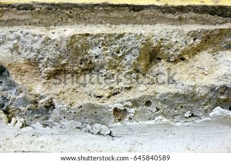 Limestone Layer Stock Photo (Edit Now) 645840589 - Shutterstock