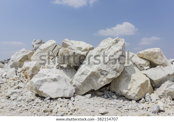Limestone Quarry Stock Photo (Edit Now) 382154707