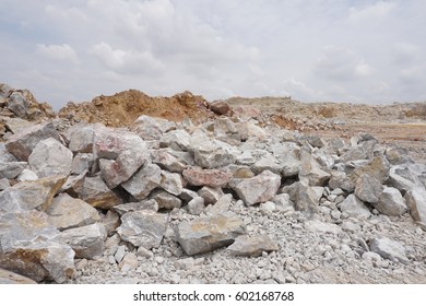 Limestone Mining Open Pit Mine Cambodia Stock Photo 419537461 ...