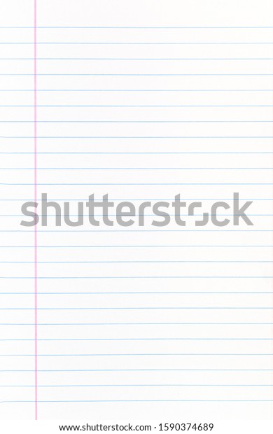Lined Textbook Page Texture Margin Line Stock Photo 1590374689 ...