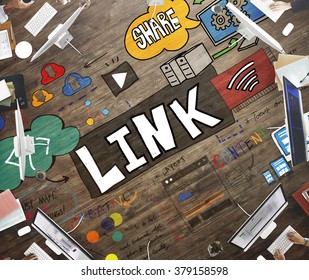 Link Connection Network Technology Html Concept Stock Photo 379158598 ...