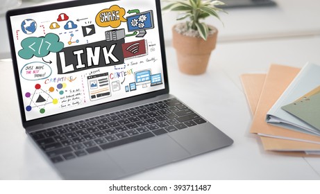 Link Connection Network Technology Html Concept Stock Photo (Edit Now ...